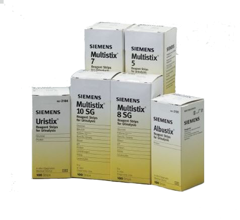 Siemens Reagent Multistix 8 SG Urine Test Strips