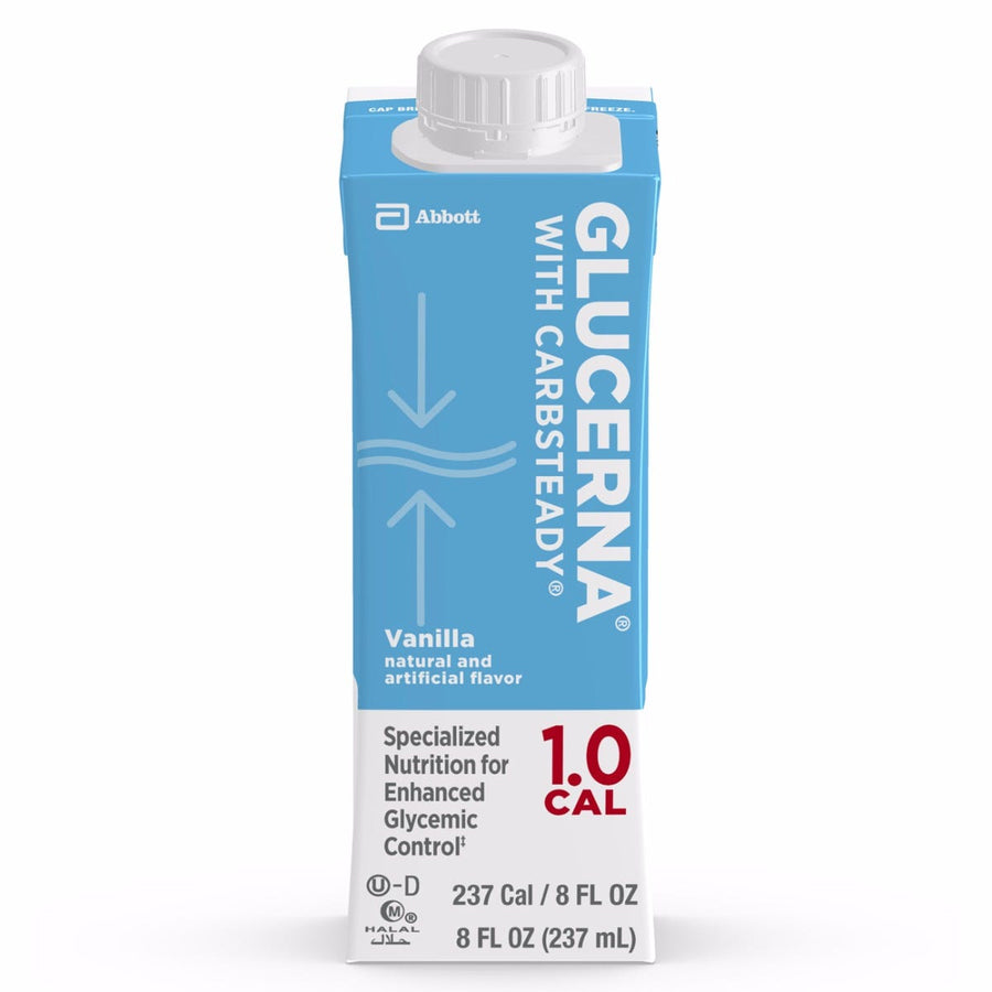 Glucerna 1.0 Cal Vanilla Tube Feeding Formula 8 oz Carton